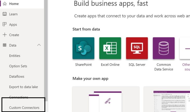 Connect To A Secure Web Api Using Power Apps Custom Connector