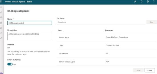 Build a Power Virtual Agent bot using Power Automate flow